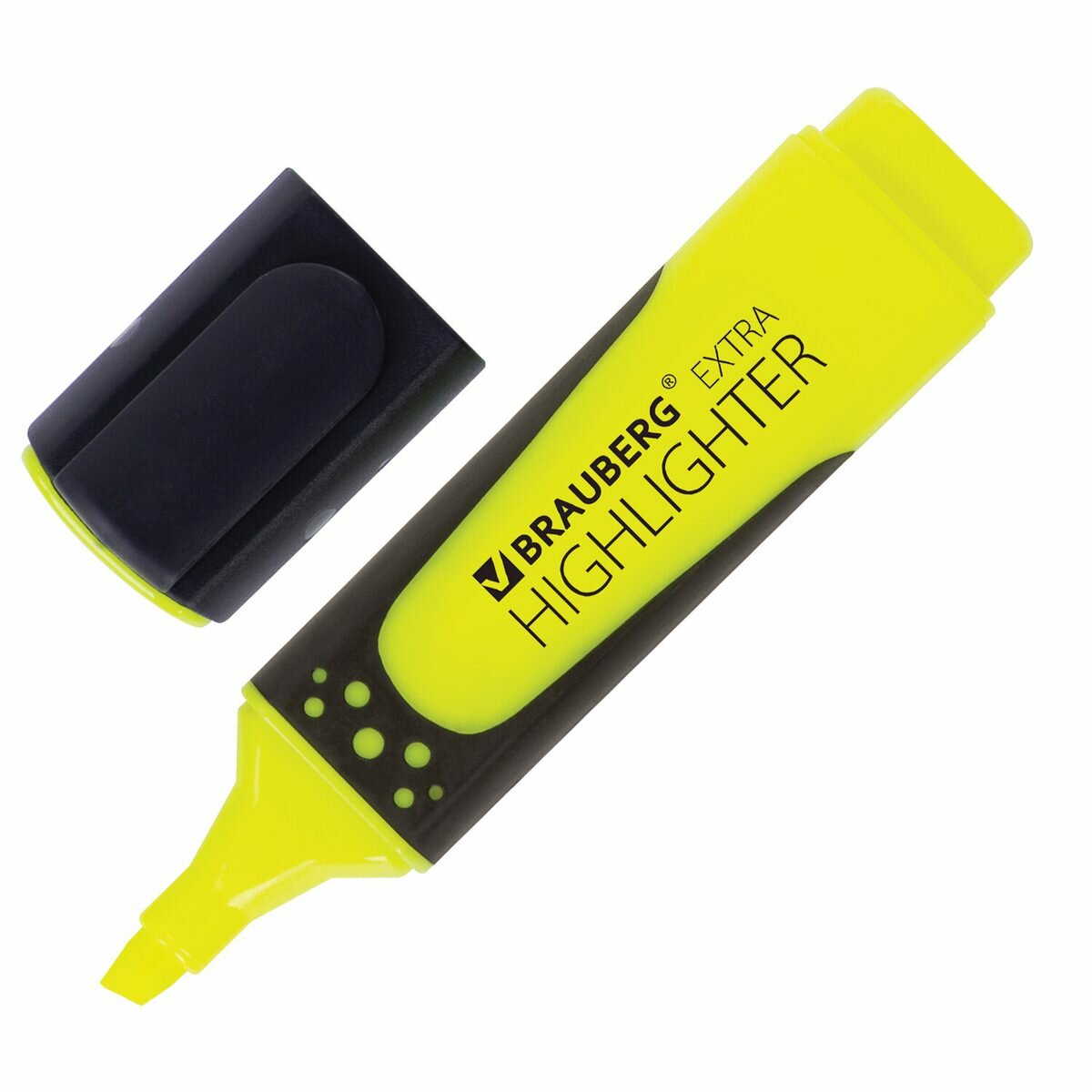 Набор маркеров-текстовыделителей Brauberg Extra (1-5мм, 4 цвета, прорезиненный корпус) 4шт. (151746), 12 уп.