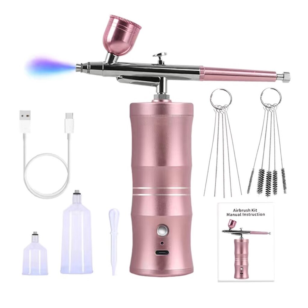 Аэрограф, набор краскопультов с компрессором, портативный набор для аэрографа и аккумуляторный ручной аэрограф с 3 передачами