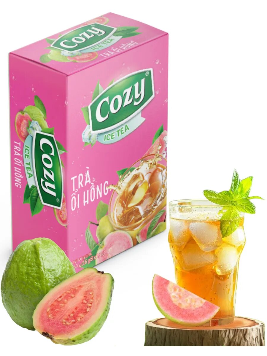 Растворимый вьетнамский чай со вкусом гуавы 240 г