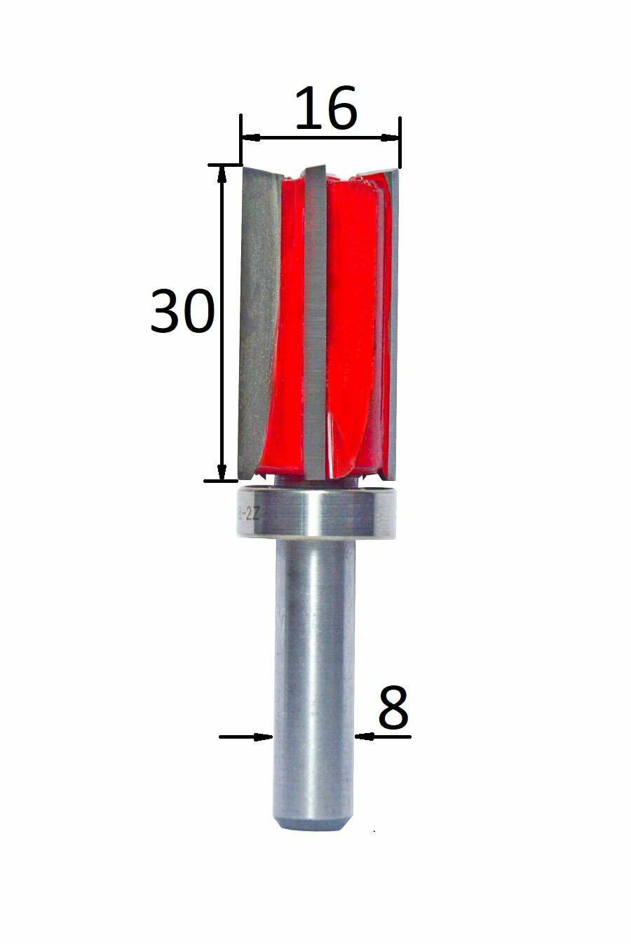 Фреза обходная, обкаточная, копировальная четырех-ножевая. Диаметр хвостовика 8 мм