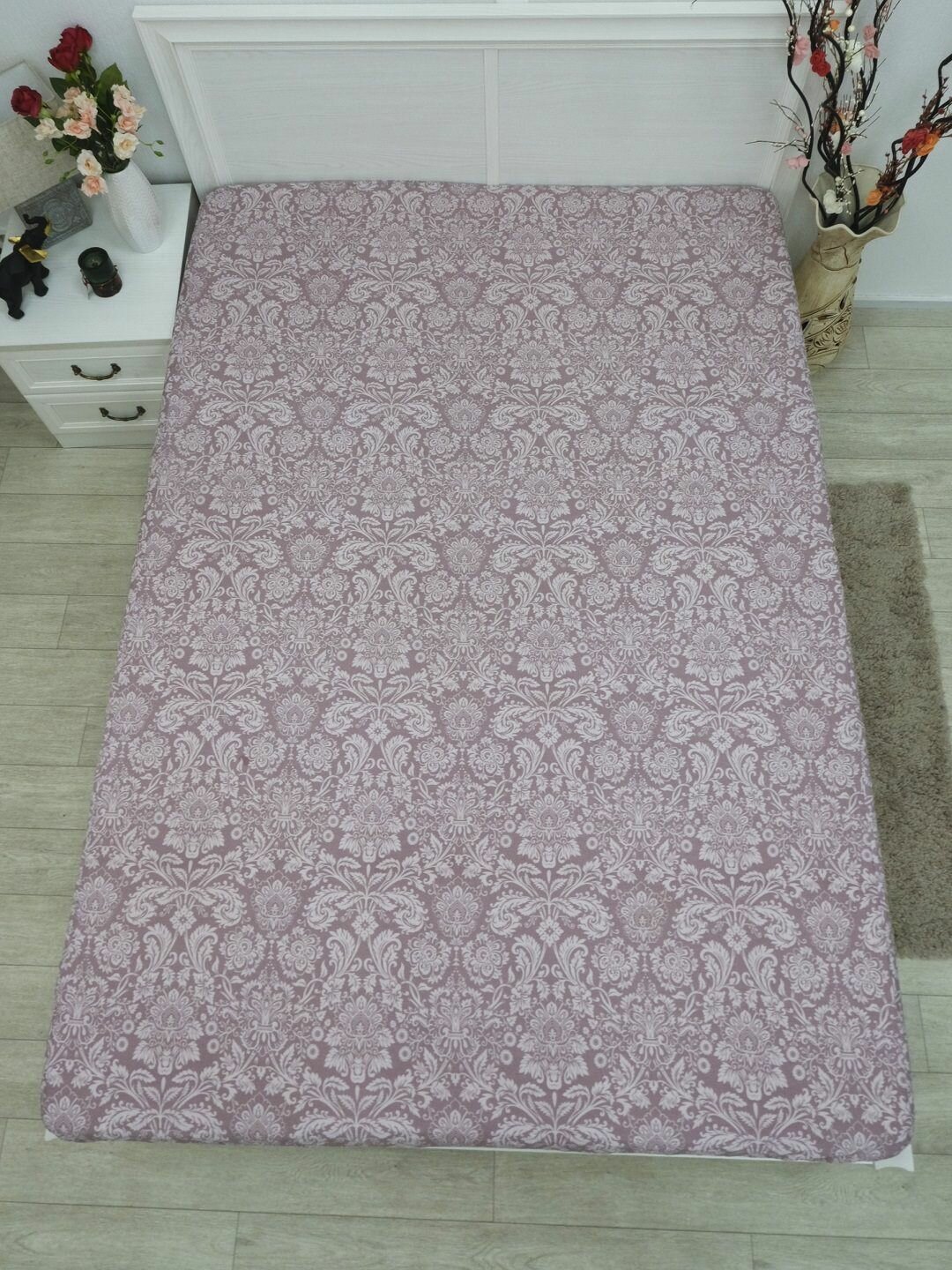 Kerimov GROUP простынь, поплин, 160x200 см, на резинке, гипоаллергенная