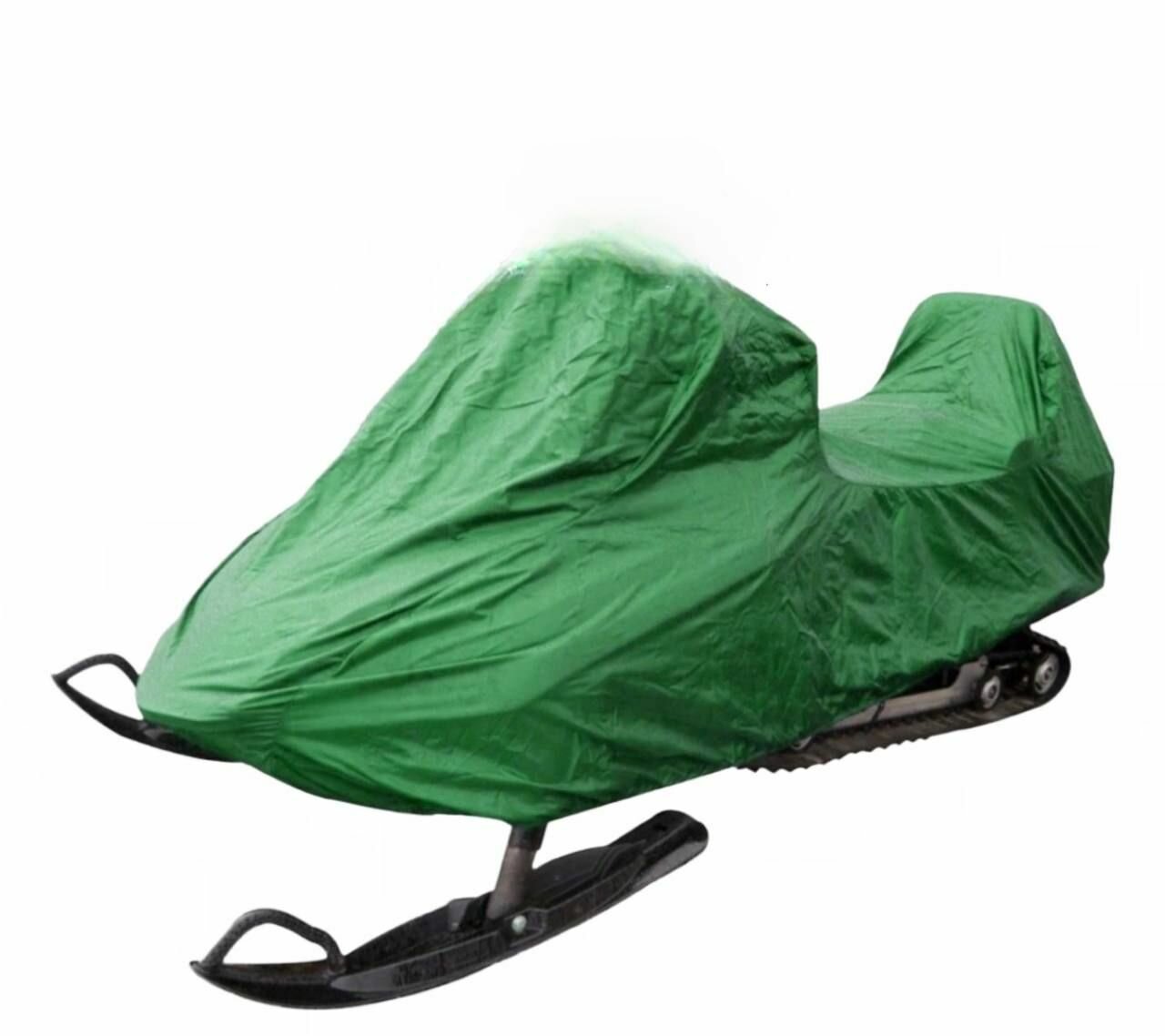 Чехол для снегохода бурлак азимут М Зеленый хаки 240 PU 2000 GLASH.