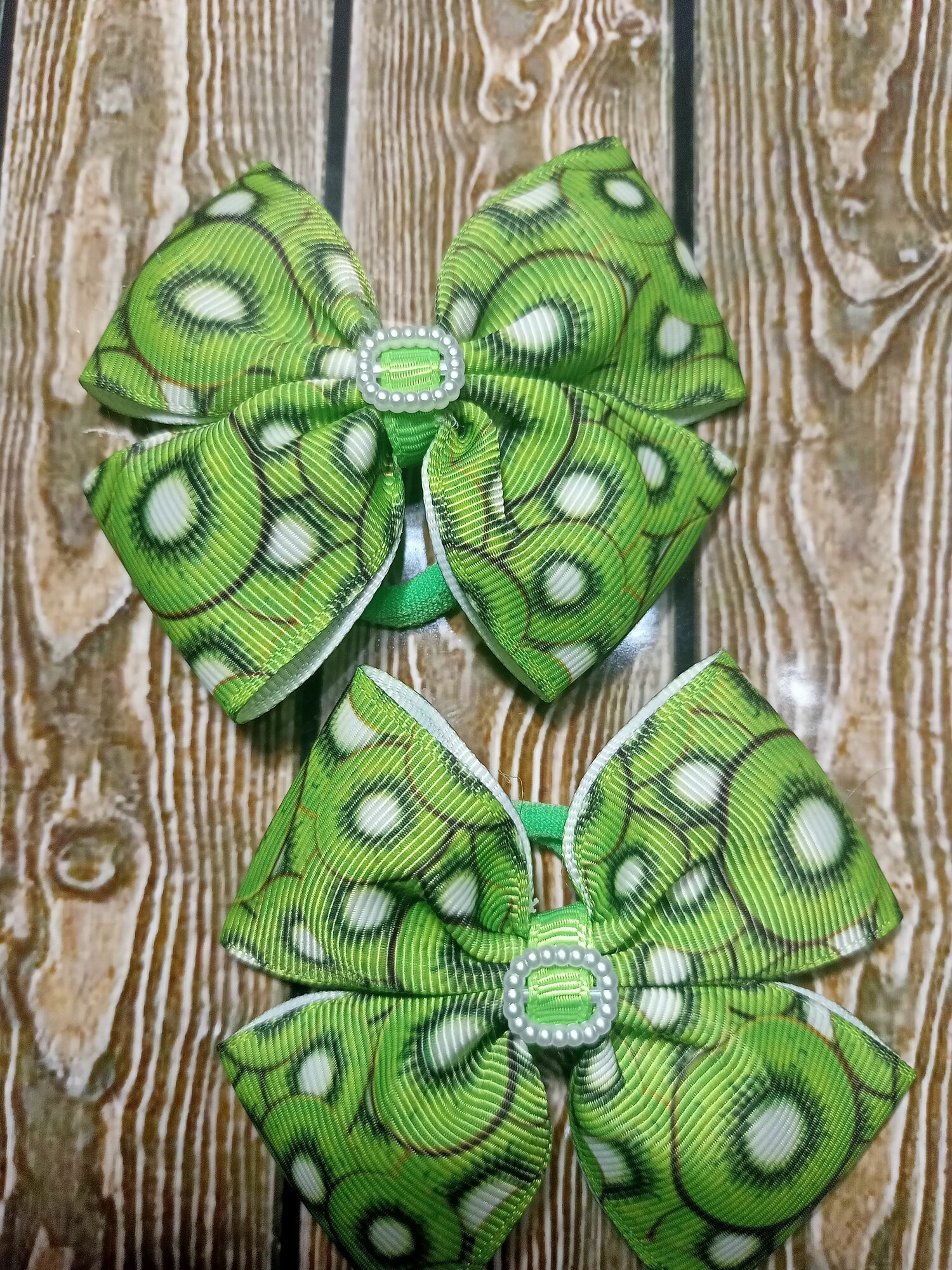 Бантики для волос ручной работы