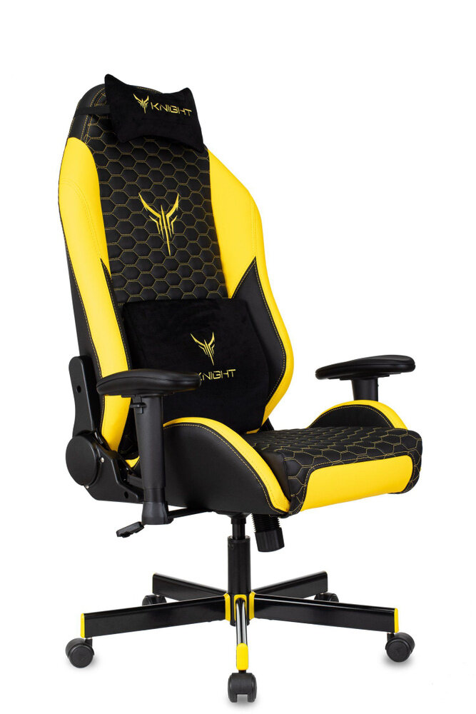 Кресло KNIGHT Neon черный/желтый [knight neon yellow]
