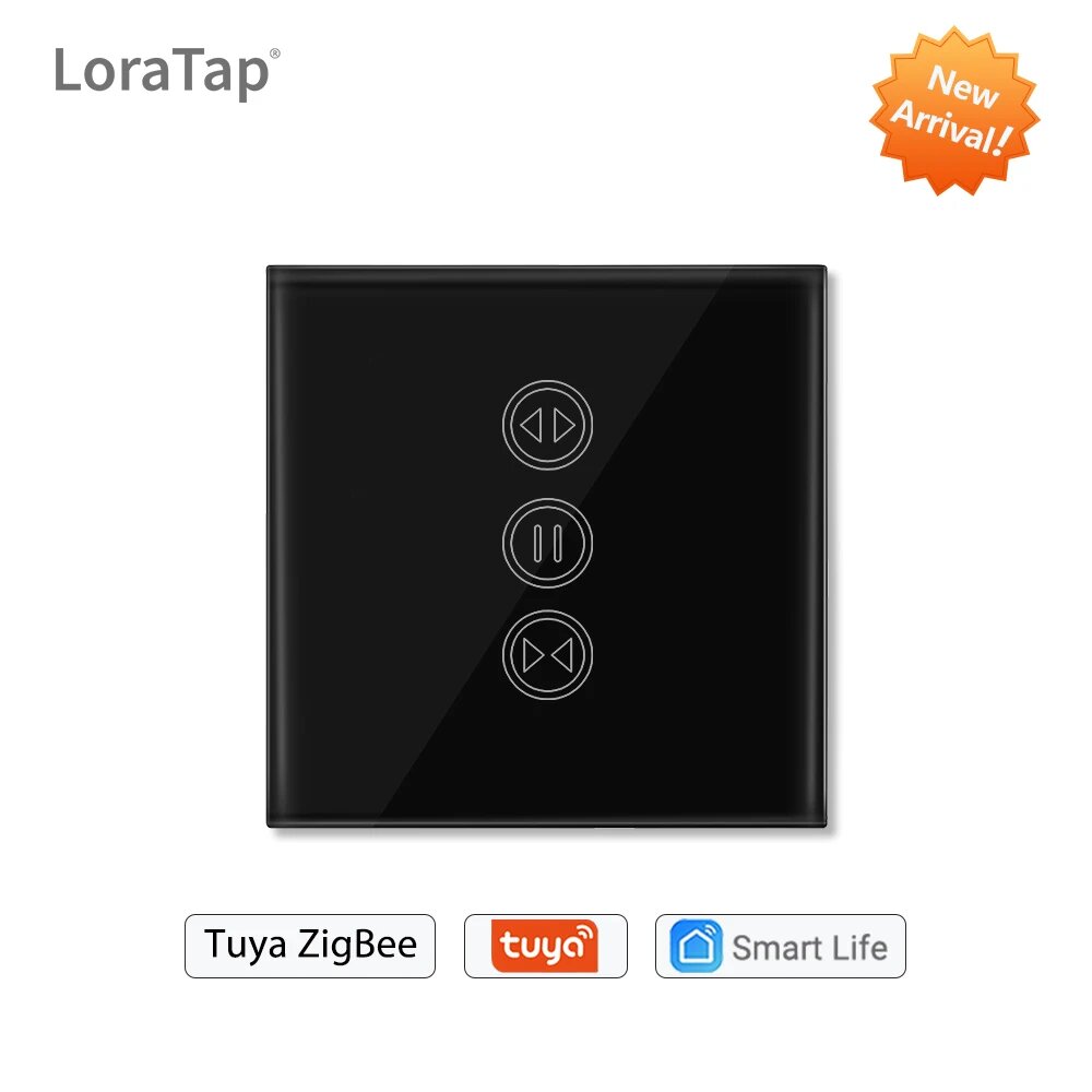 LoraTap Умный выключатель ZigBee Black