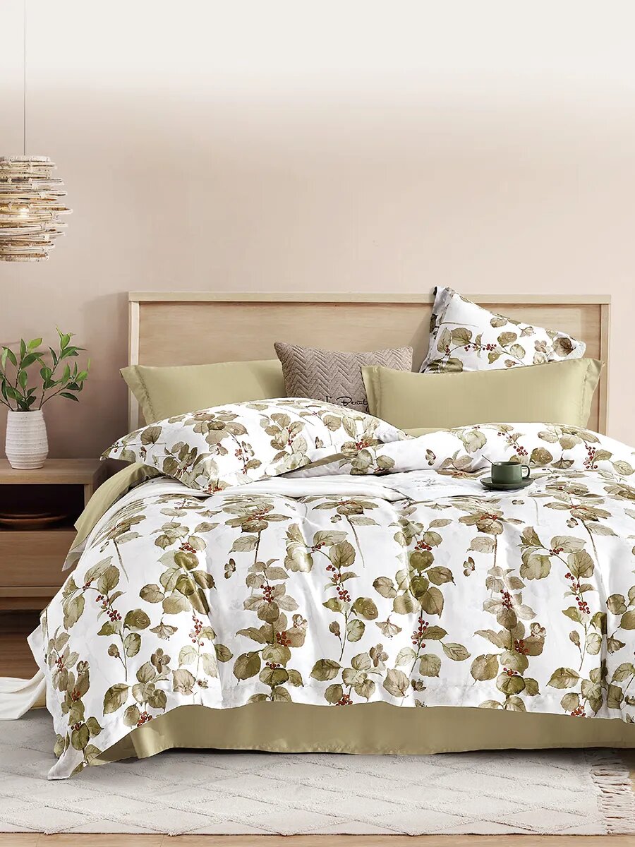 Постельное белье 1.5 спальное тенсель Tencel