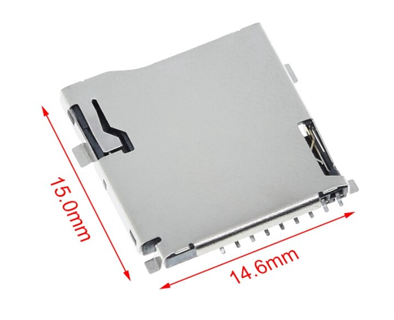 Слот для карты памяти MicroSD под пайку, 2шт.