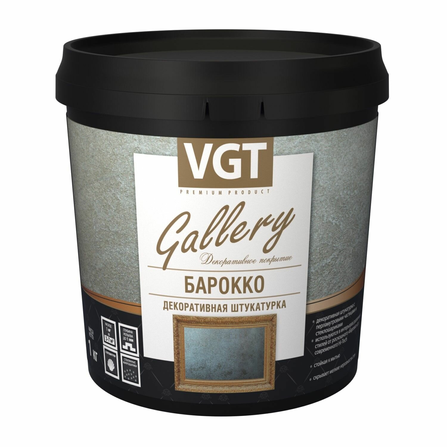 Штукатурка декоративная VGT Gallery Барокко (1кг)