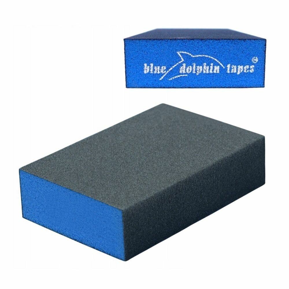 Шлифовальная губка прямой угол Blue Dolphin 20864 (100*68*25мм) Р150