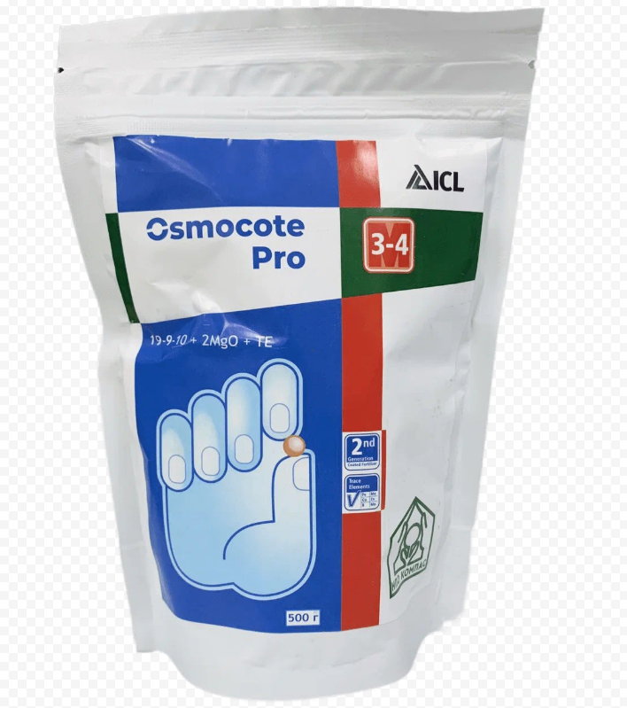 Osmocote Осмокот Про 19-9-10 +2MgO+мэ 3-4 мес 500гр (Ручная фасовка)