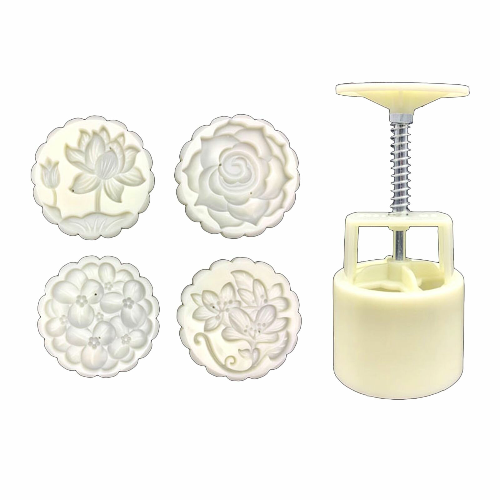 1 формочка + 4 штуки, Фестиваль середины осени, 100 г формы для торта "Цветочная луна"-93#