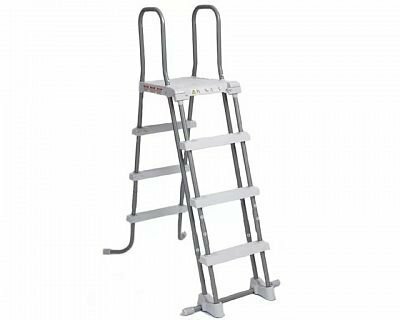Лестница д/бассейна 122см 3ступ с площадкой