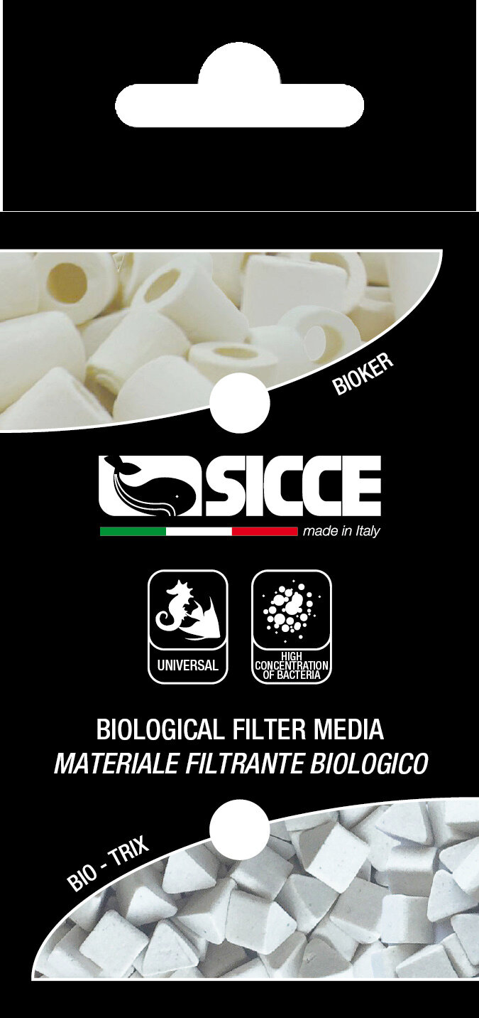 Наполнитель для удаления нитратов и нитритов SICCE Bio-Trix для фильтра Shark ADV, 100 г