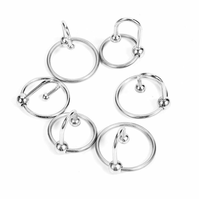 БДСМ Уретральный стимулятор Кольцо мужского пениса 40mm