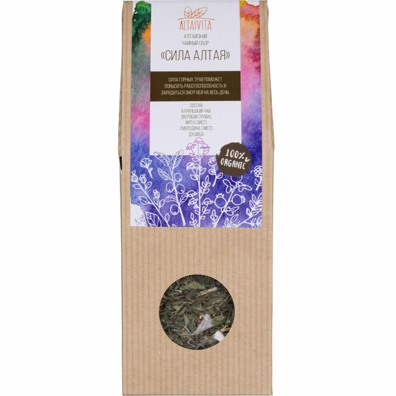 Алтайвита Чай травяной, Сила Алтая, 45 гр