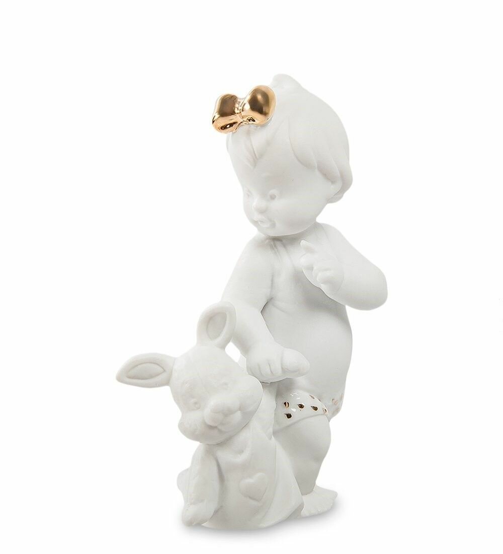 Фигурка декоративная Pavone Девочка бисквит