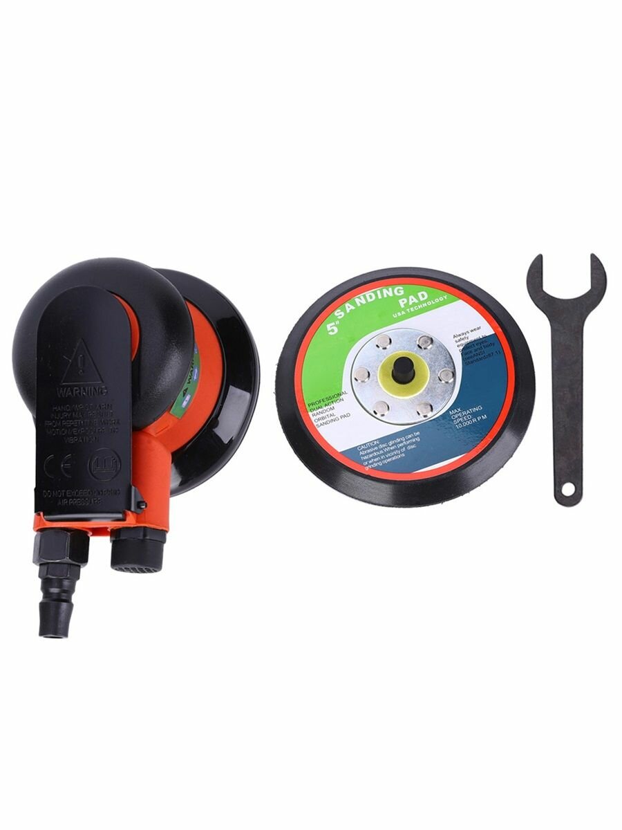 5-дюймовая пневматическая шлифовальная машина для ручного шлифования камня для полировки камня автомобиля, воздушный инструмент из сплава для гладкой отделки
