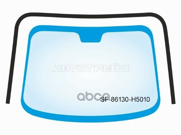 Молдинг лобового стекла (П-образный) Hyundai Solaris 17-20 / Accent 17-22 / Sola Sat арт. SF86130H5010