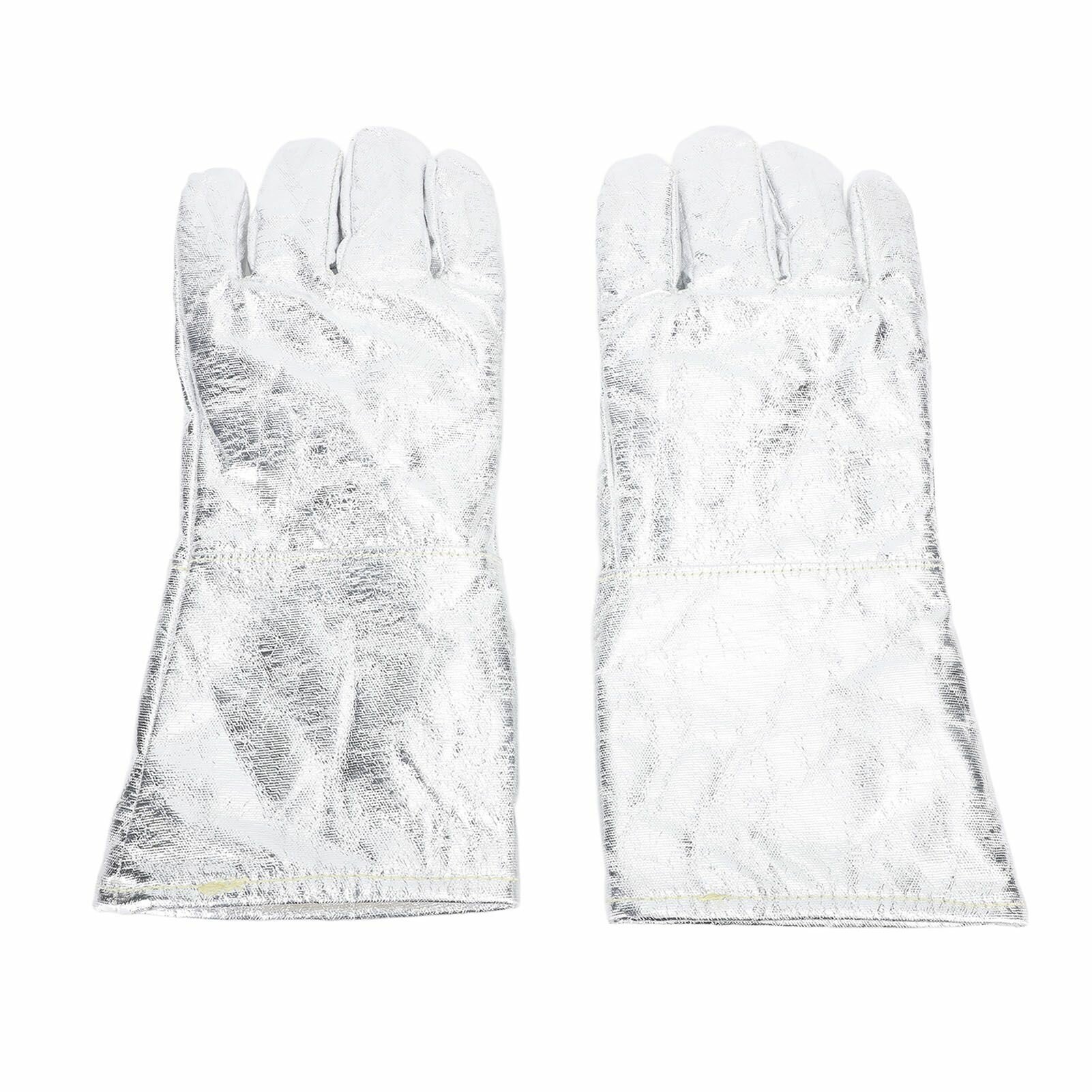 Огнестойкие сварочные перчатки Огнестойкие алюминизированные термостойкие изолированные защитные перчатки для дуговой сварки MIG TIG