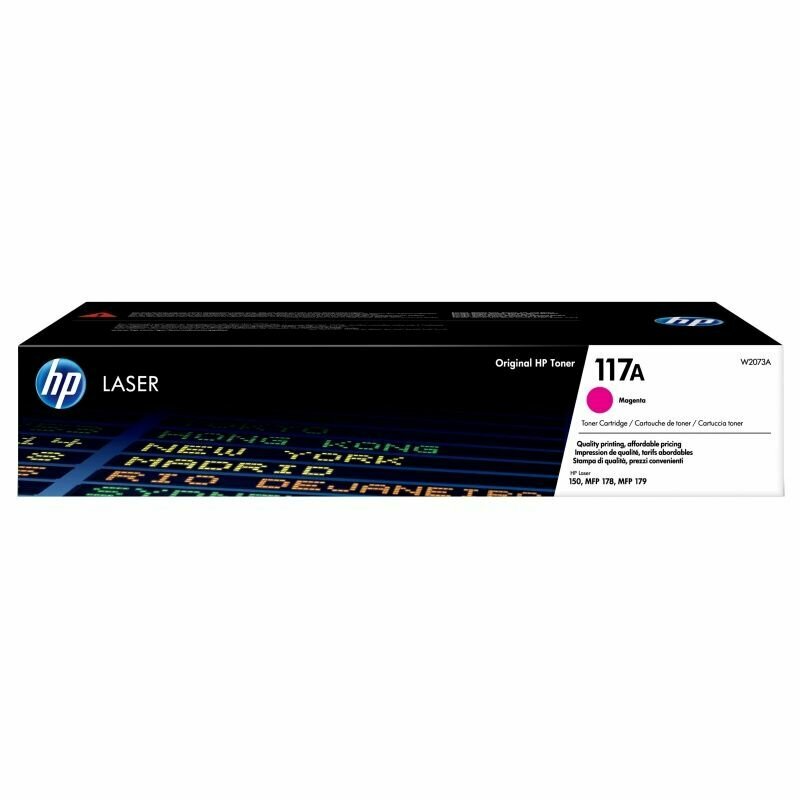 Тонер-картридж HP "HP 117A", пурпурный, для 150/MFP 178/179 (W2073A)