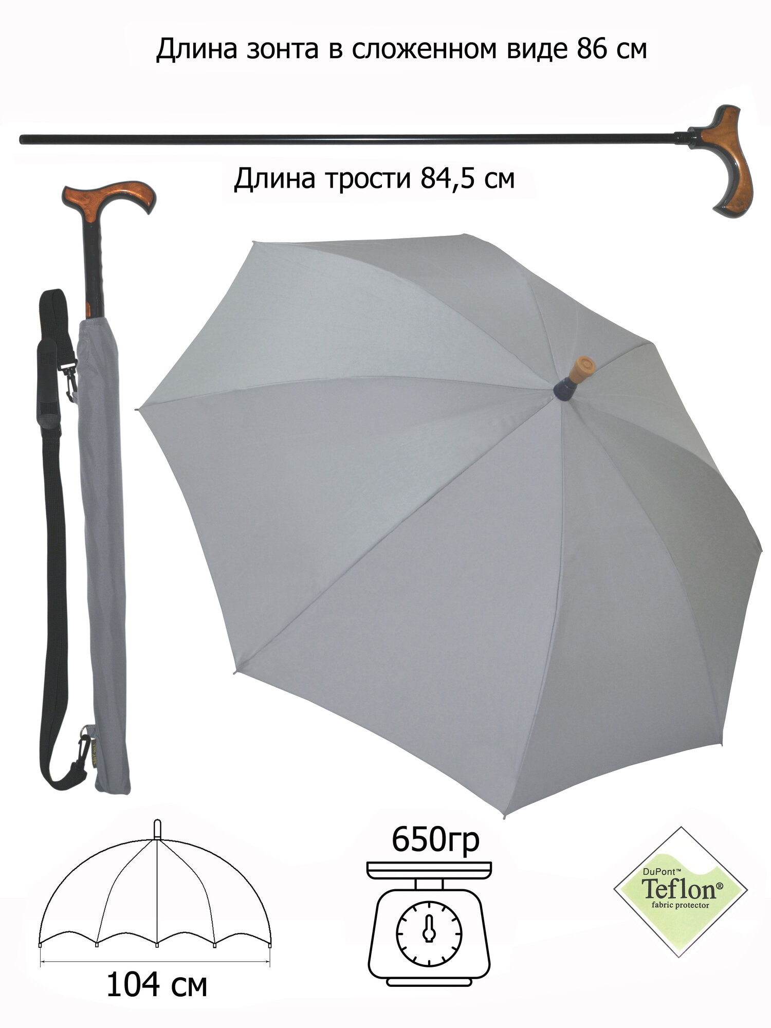 Зонт-трость