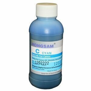 Чернила водорастворимые DCTec iPF500C для плоттеров Canon iPF605, iPF650, iPF670, iPF750, iPF770 Cyan (голубой) 200 мл (серия 197320)