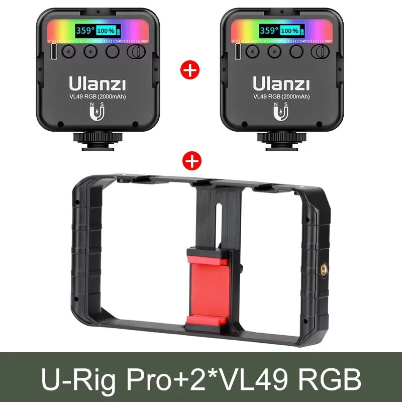 Ulanzi U-Rig Pro + 2*VL49 RGB