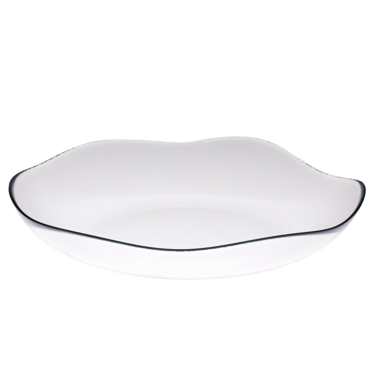 Pasabahce Toscana Блюдо 30 см стеклянное для сервировки стола, стильная посуда