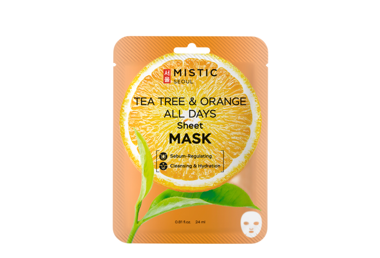 Тканевая маска для лица с экстрактами чайного дерева