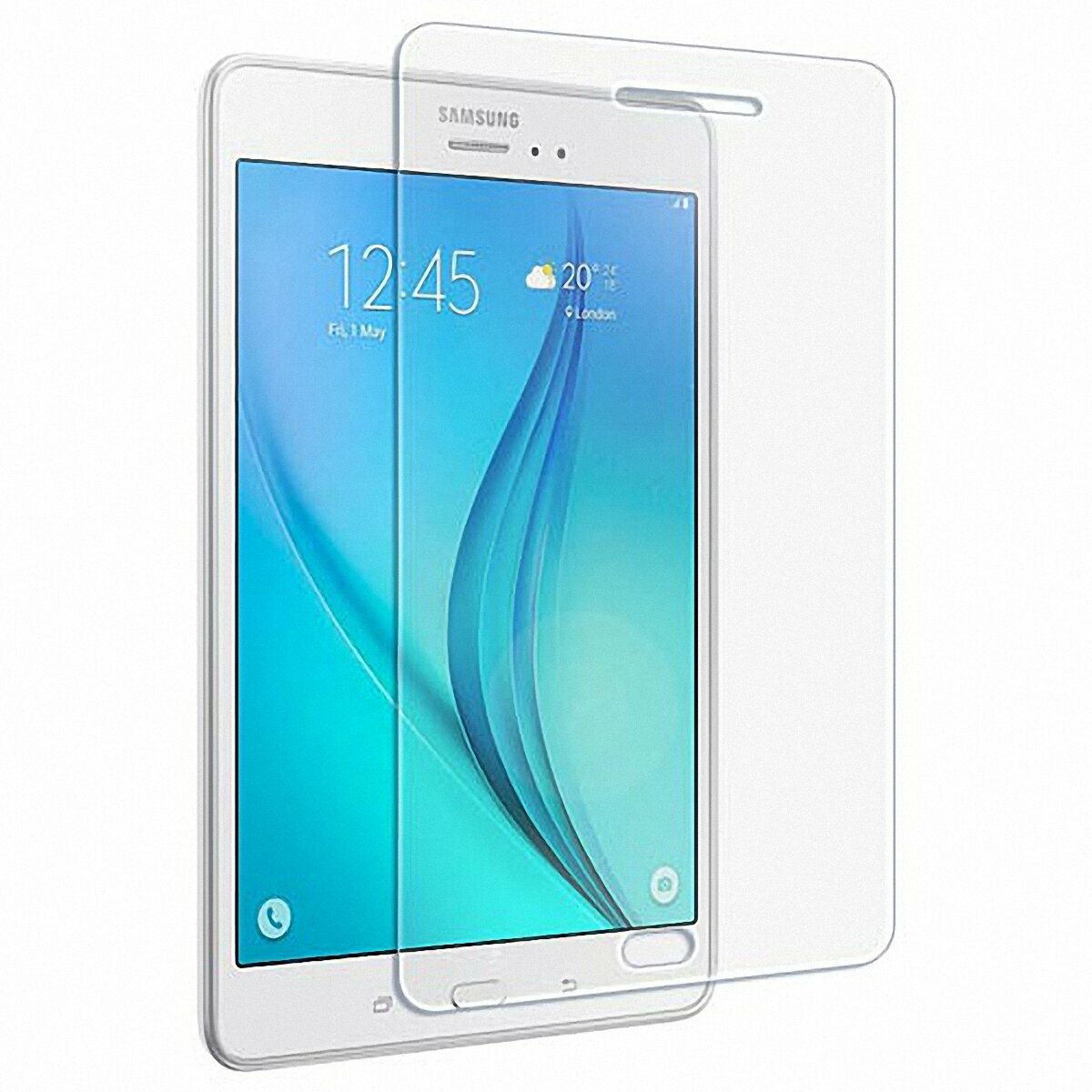 Защитное стекло для Samsung Galaxy Tab A 8.0 T350 / T355 прозрачное на экран 8", глянцевое