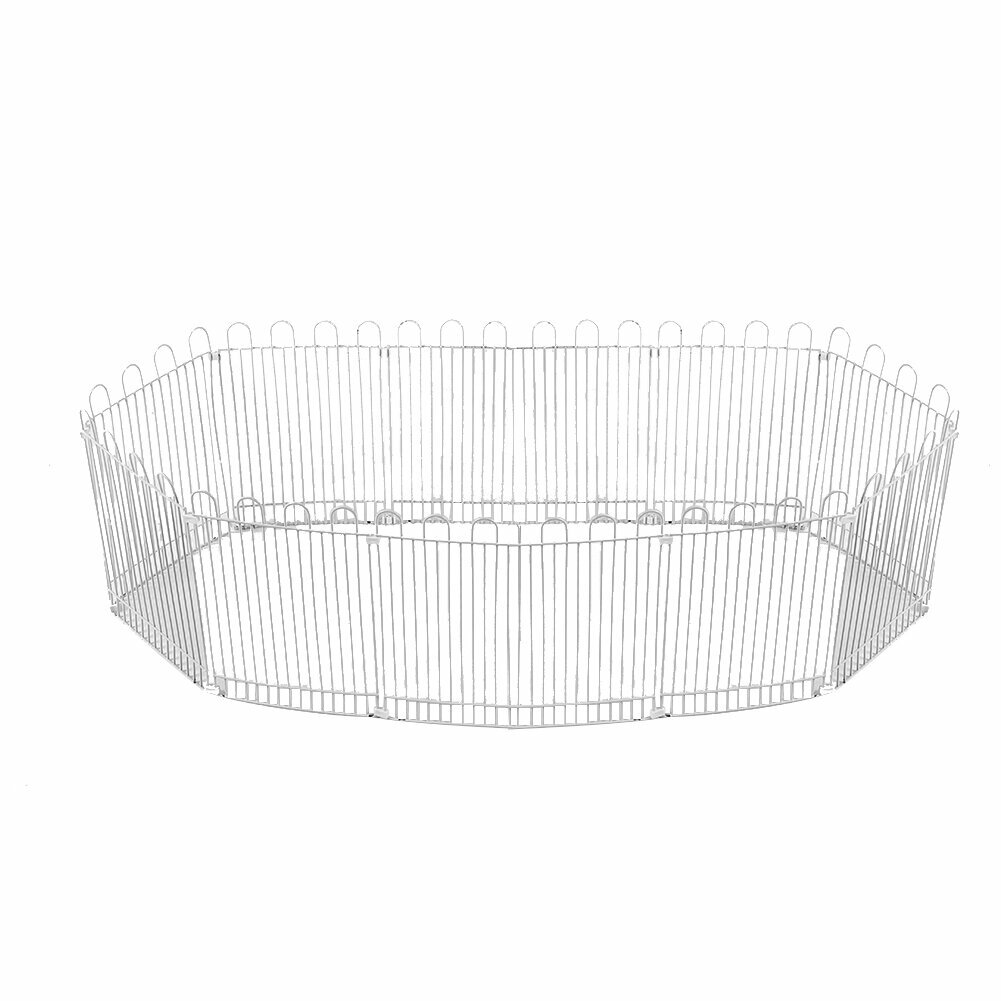 Маленький манеж для хомяка, 12 шт, сетка с покрытием из железа, с 28 пластиковыми пряжками для ёжика, морской свинки, кролика