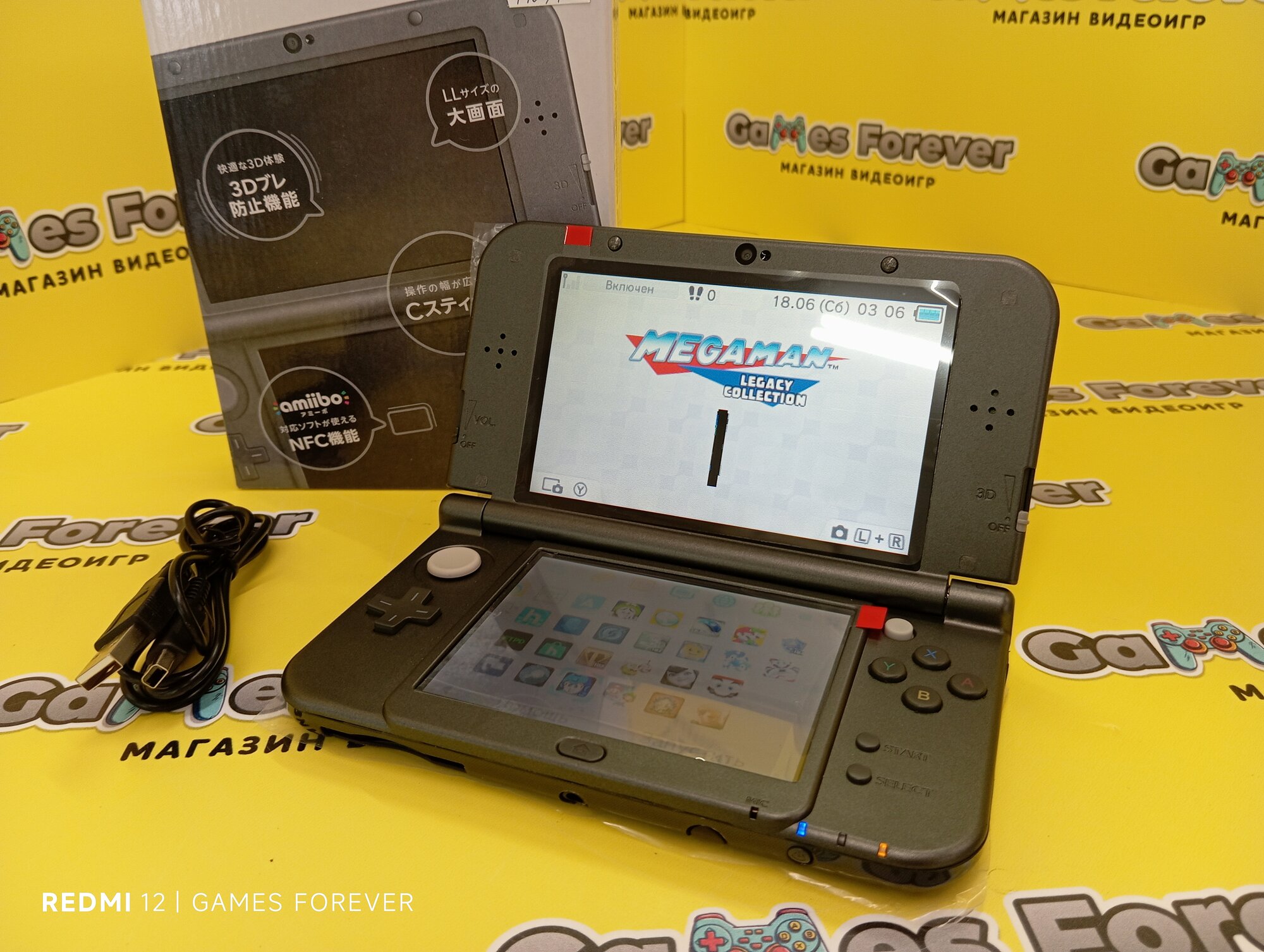 Игровая приставка New Nintendo 3DS XL 32Gb Black TN/TN