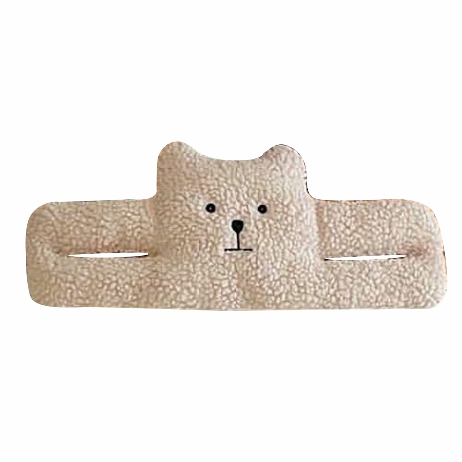 Дверной стопор из ягненка, кашемир, полипропилен, хлопок, защита от защемления двери, защита для детей, украшение, маленький медвежонок