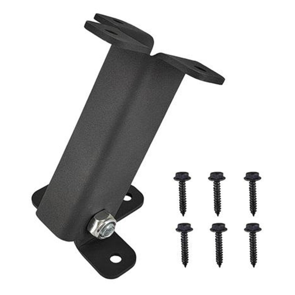Комплект креплений из нержавеющей стали для балок перголы, черные седла, для загородного дома