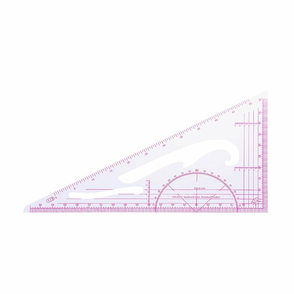 Панточная линейка Многофункциональная пластиковая стеганая линейка инструмента для швейной линейки для проектов шитья и стегания