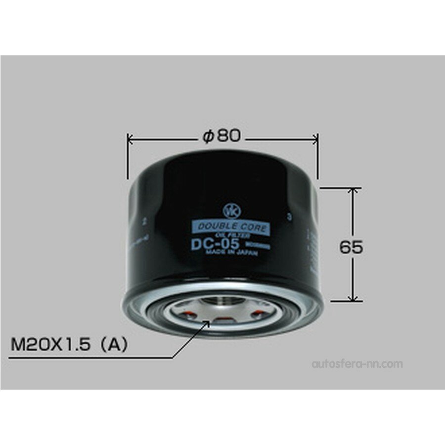 VIC DC05 Фильтр масляный VIC Double Core DC-05 (C-316)