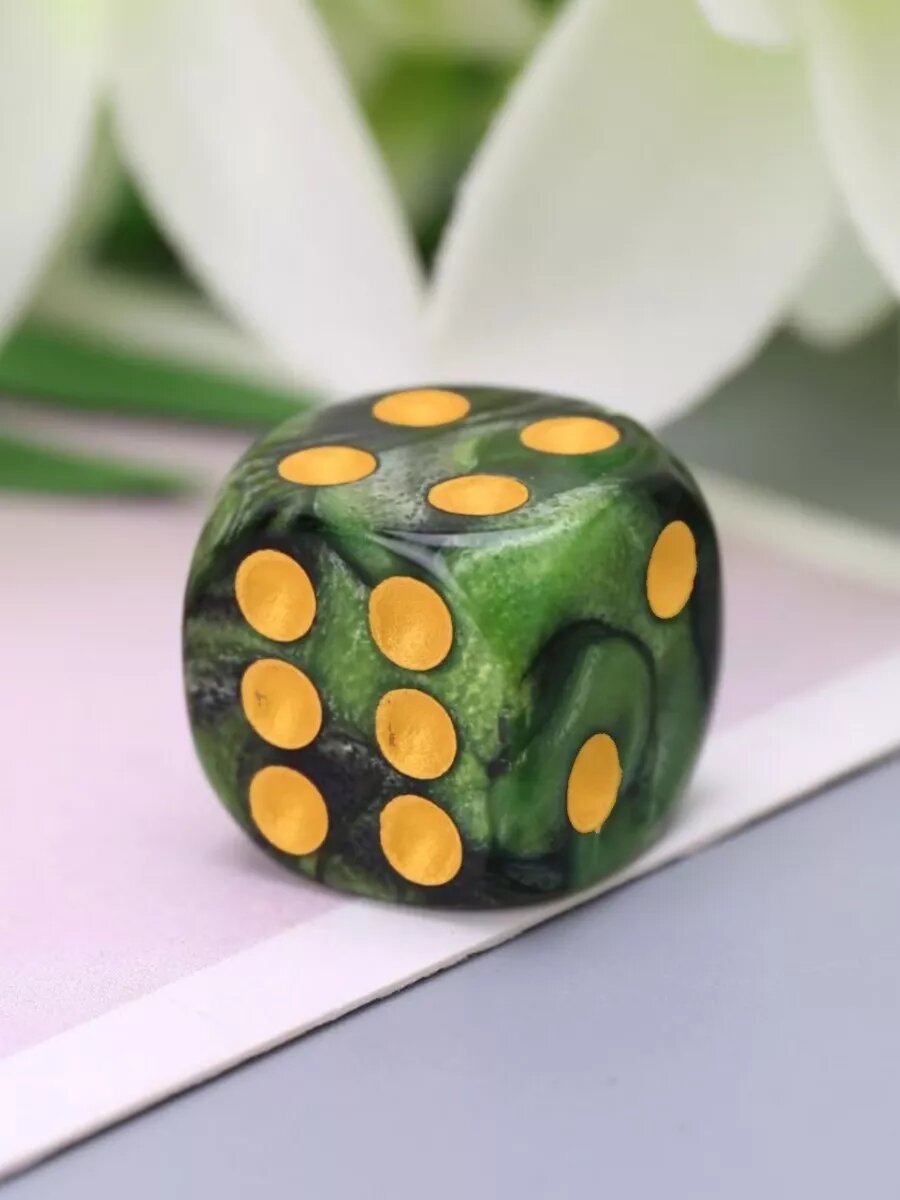 Кубик игральный 12 мм 2 шт