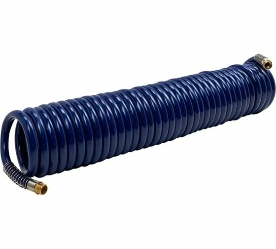 Шланг витой полиуретановый 12мм х 18мм х 15м с резьбовыми наконечниками 1/2" YATAFORCE