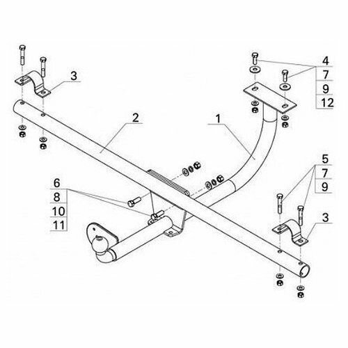 Фаркоп AvtoS VAZ64