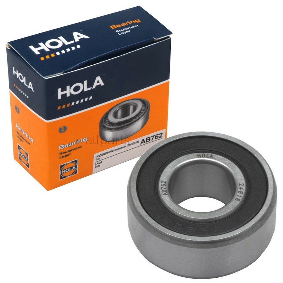 HOLA AB762 Подшипник коленвала (15x35x14) LADA 2101-07 HOLA AB762