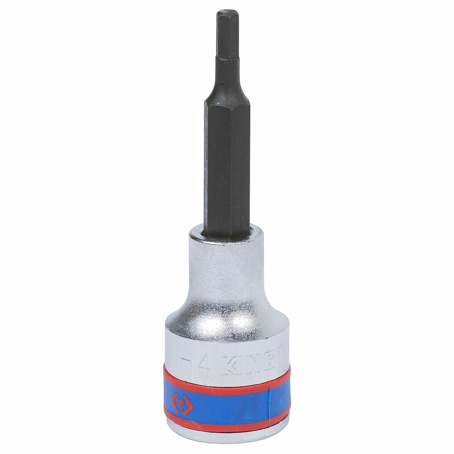 KING TONY Бита (Насадка) торцевая 1/2", Hex, 4 мм, L 80 мм 403504