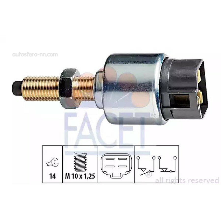 FACET 71044 FACET 71044 Датчик включения стоп-сигнала