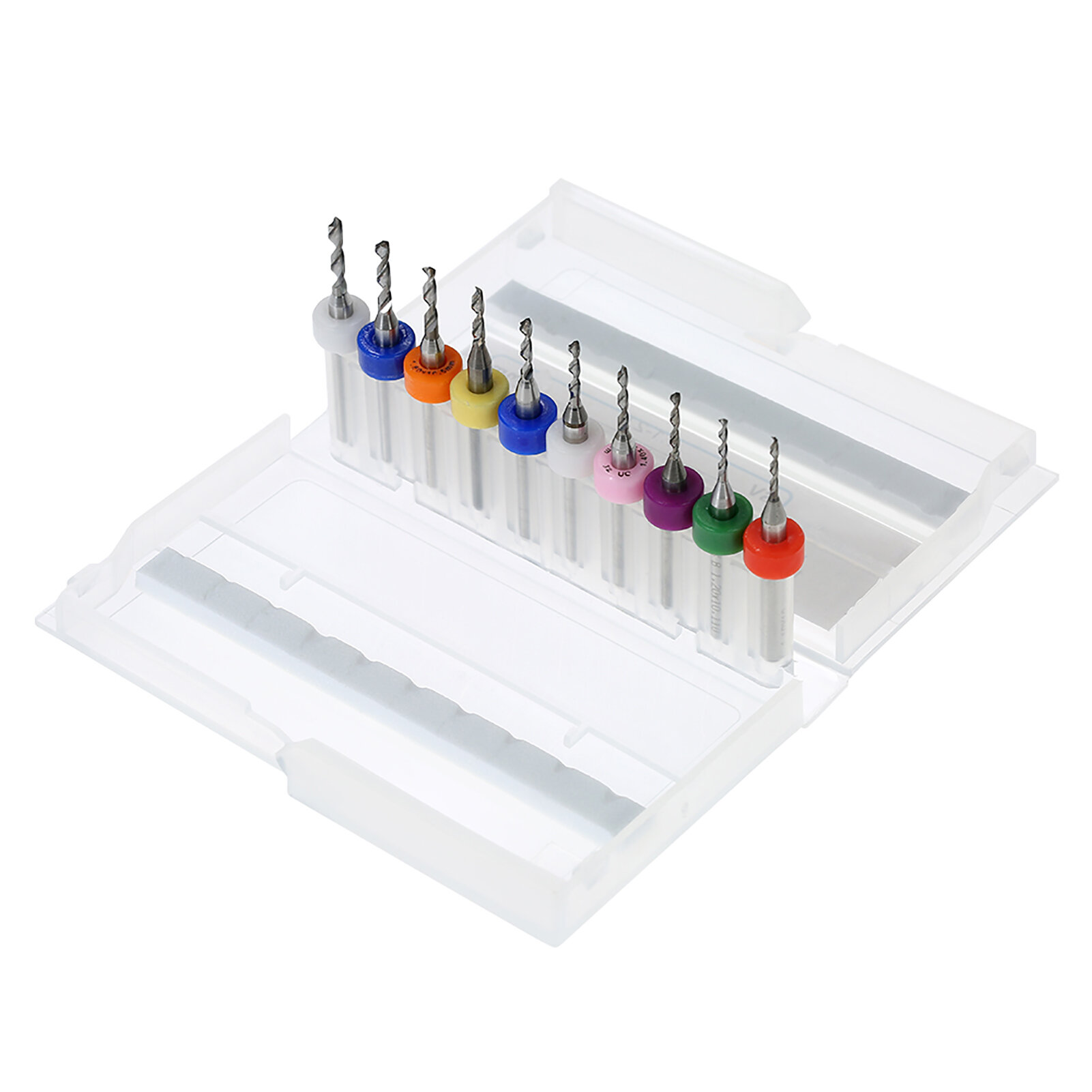 Набор микро-сверл из карбида вольфрама 10шт (1.1-2.0мм) для плат