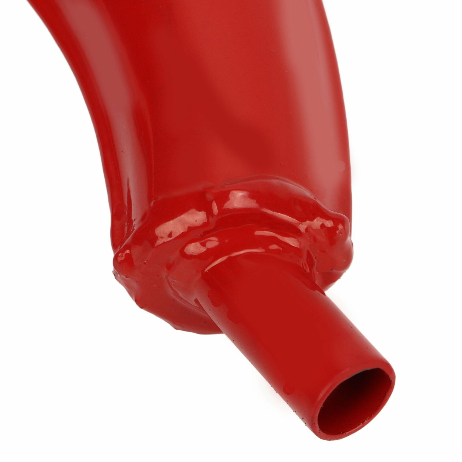 Глушитель выхлопных газов, красная труба глушителя в форме полумесяца, 40 мм, замена для 49cc, 60cc, 66cc, 80cc, 2-тактного двигателя