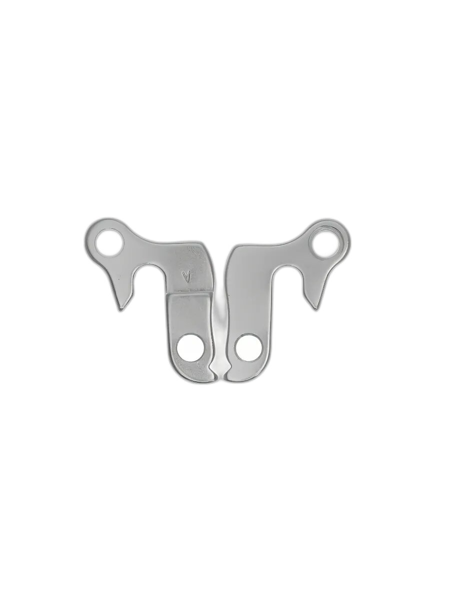 Держатель заднего переключателя (петух), алюминиевый, серебристый