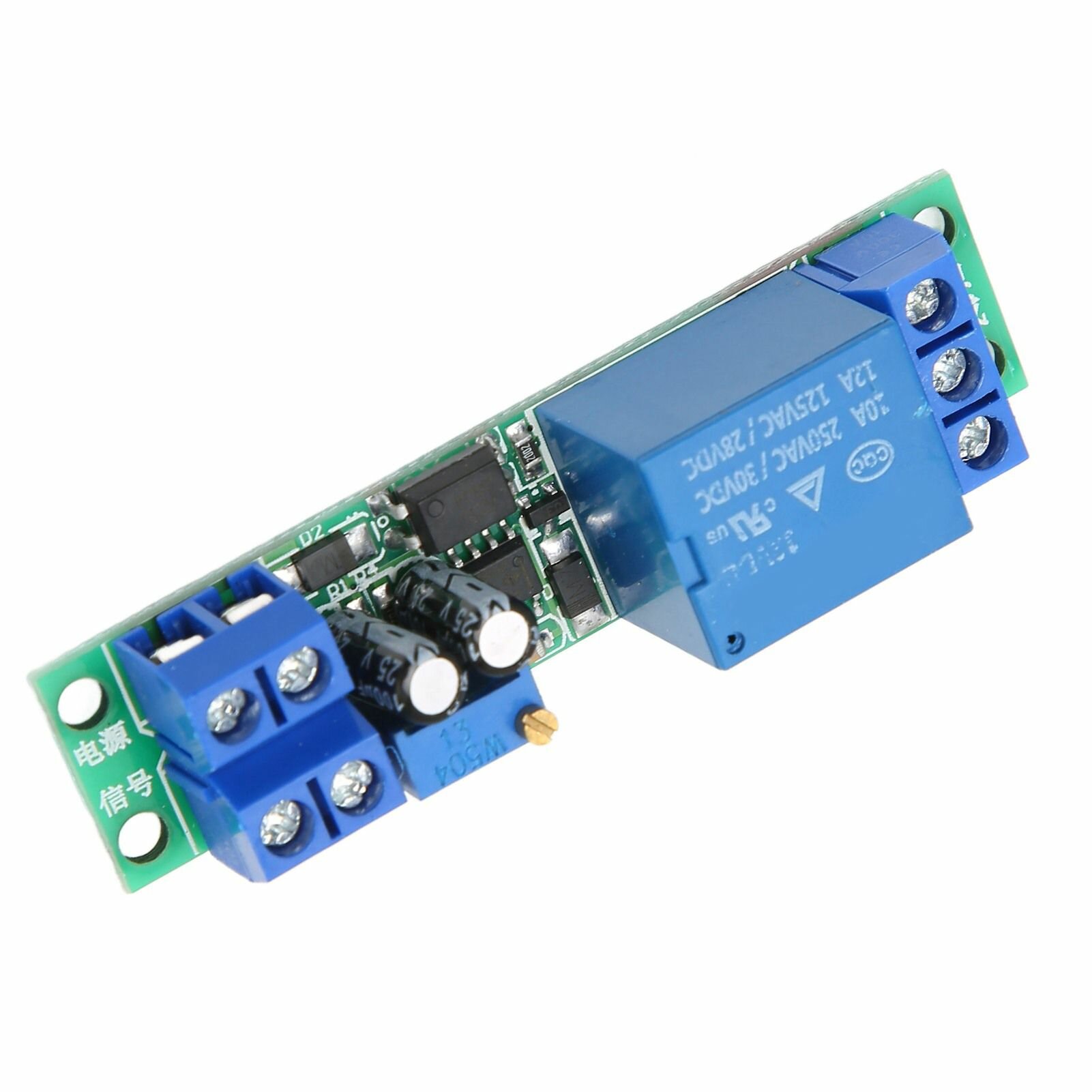 Модуль реле таймера 0 25 с, плата переключателя регулируемой задержки, 12 В постоянного тока, аксессуар для домашнего автомобиля