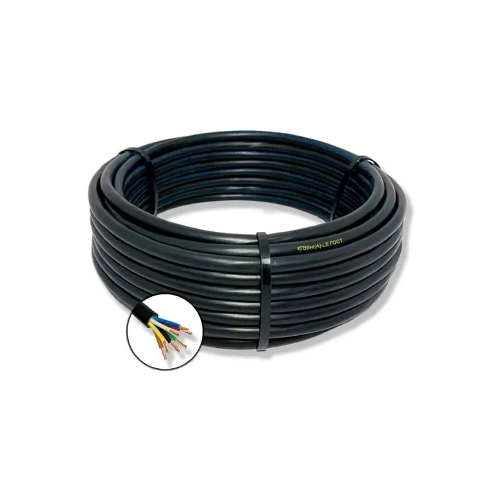 Кабель гибкий буревестник кгввнг(a)-ls 7x2.5 мм2, 1м BOZ62015L1, технические характеристики