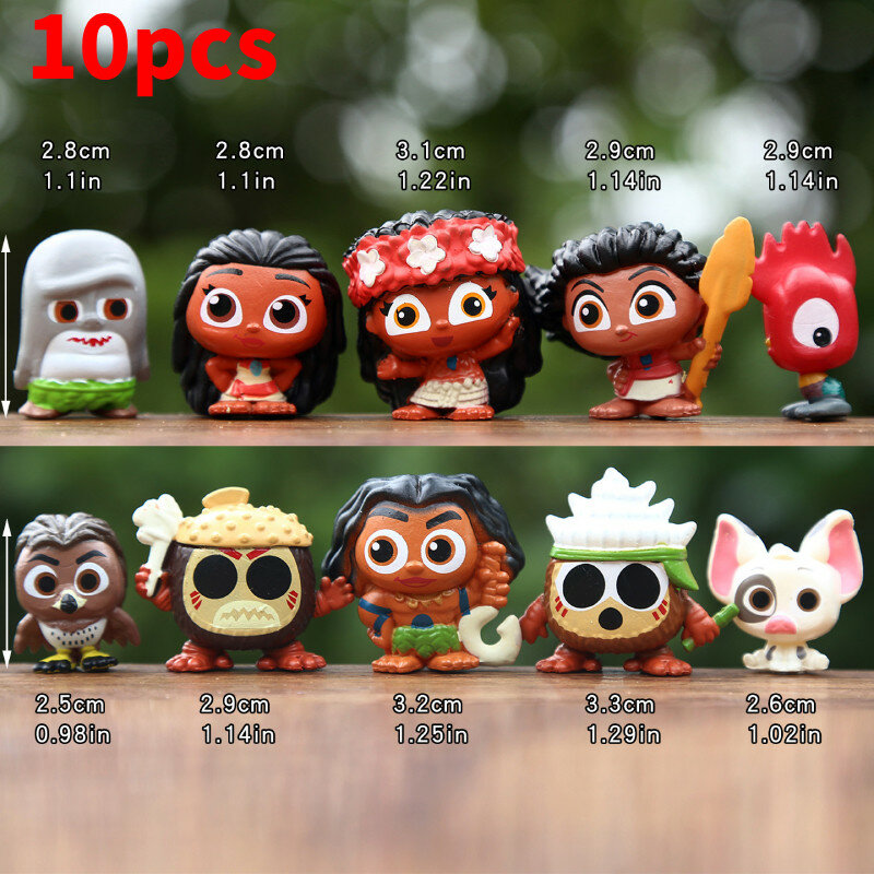 Фигурка моана pvc мультяшная милый для украшения стола и подарка