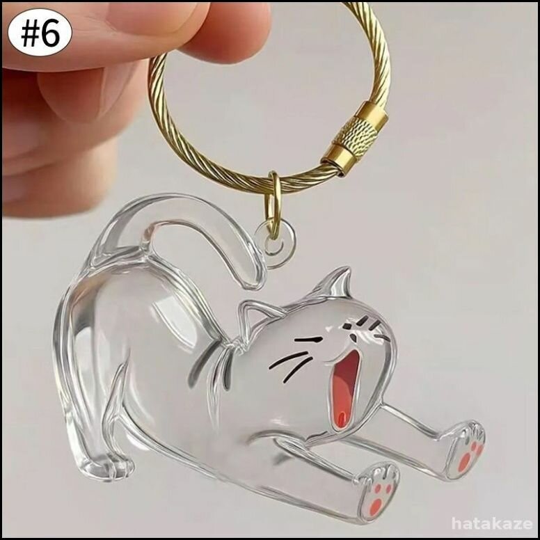 Коллекционный бестселлер, контейнербрелок для сохранения кошачьей шерсти, выполнен из прозрачного пластика