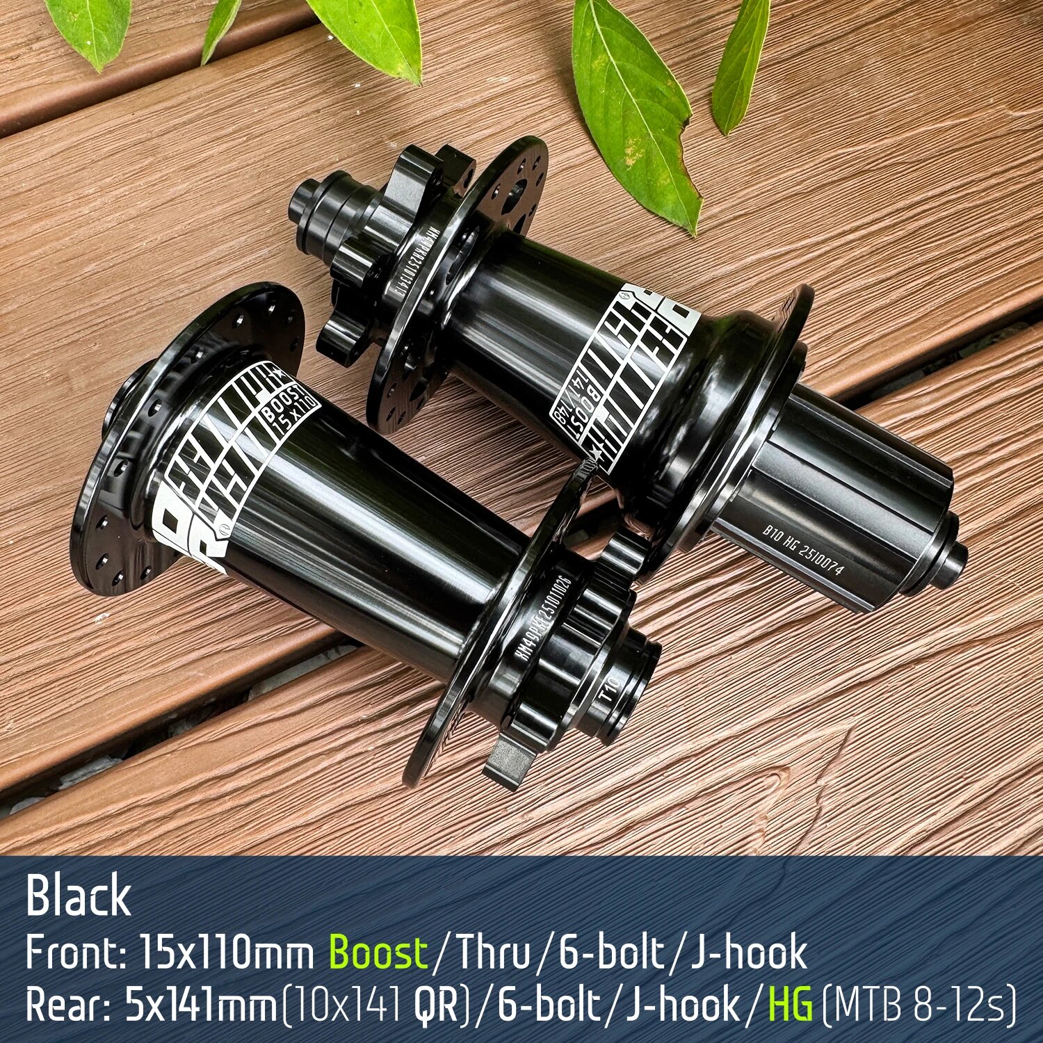 Koozer XM490pro Boost HG MS MTB Втулка Черный, BK 32 F15x110 R141HG